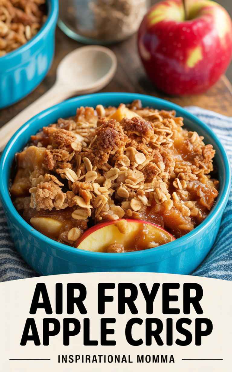 Crispy Fall Delight: Quick and Easy Air Fryer Apple Crisp Recipe - Air ...